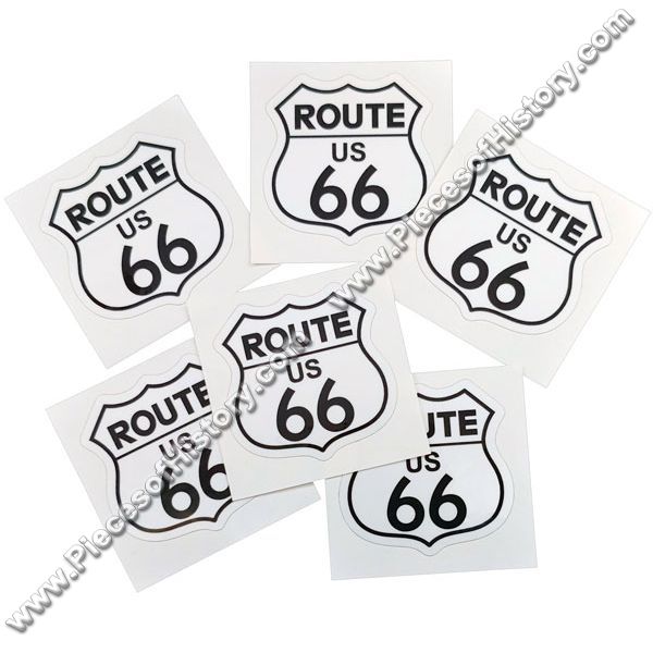 Route 66 :: Route 66 Stickers :: Route 66 Shield Sticker