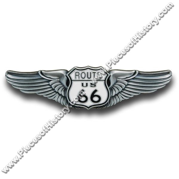 Route 66 :: Route 66 Wings :: Route 66 Wings - Classic Shield Antique ...